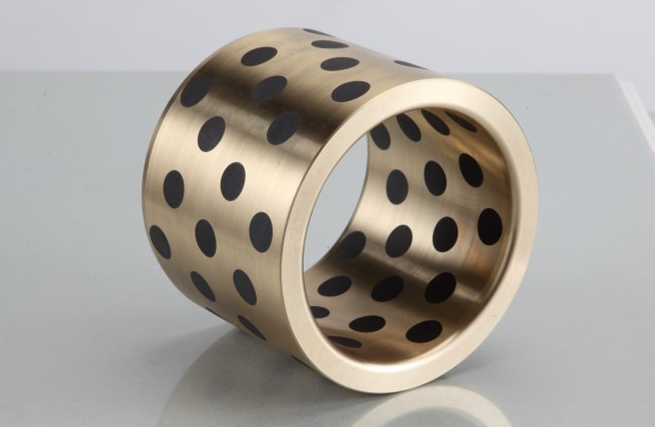 Double Loop Oil Grooved Cast Bronze Bushings Self Lubricating Bearing ...