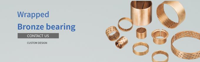 CuSn8 & CuSn6 Material Wrapped Bronze Sliding Bearing With Filled ...