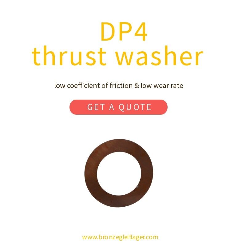 Thrust Washers - Metric Size Metal-Polymer Low Friction Plain Bearings ...