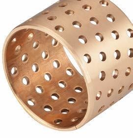 DIN 1494 / ISO 3547 Sleeve Tin Bronze CuSn8 Plain Bearing Rolled Bushes ...