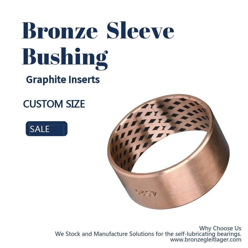 Thin Wall Graphite Plugged Bushing Metric And Inch Sizes Bronze Sleeve ...