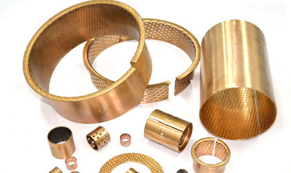 DIN 1494 / ISO 3547 CUSN8P Wrapped Tin Bronze Bushes Sliding Bearing ...