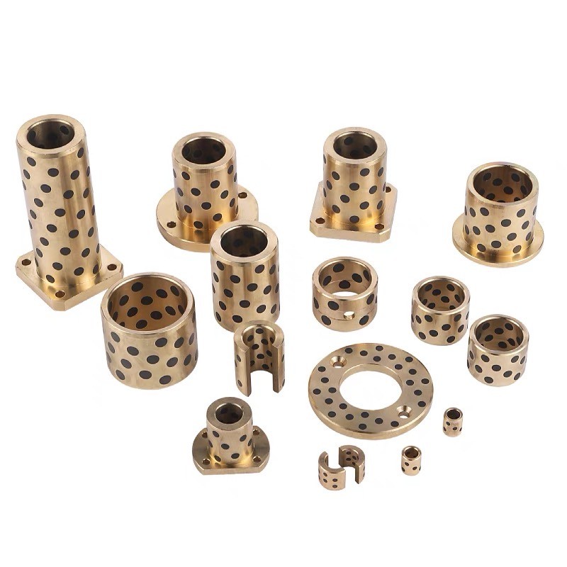 Cam Slide Bearings | Bronze Bushing With Graphite Plugs Guide Die Bushes