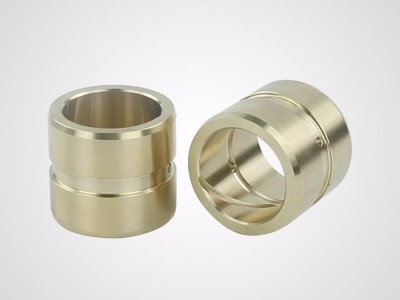 Double Loop Oil Grooved Cast Bronze Bushings Self Lubricating Bearing ...