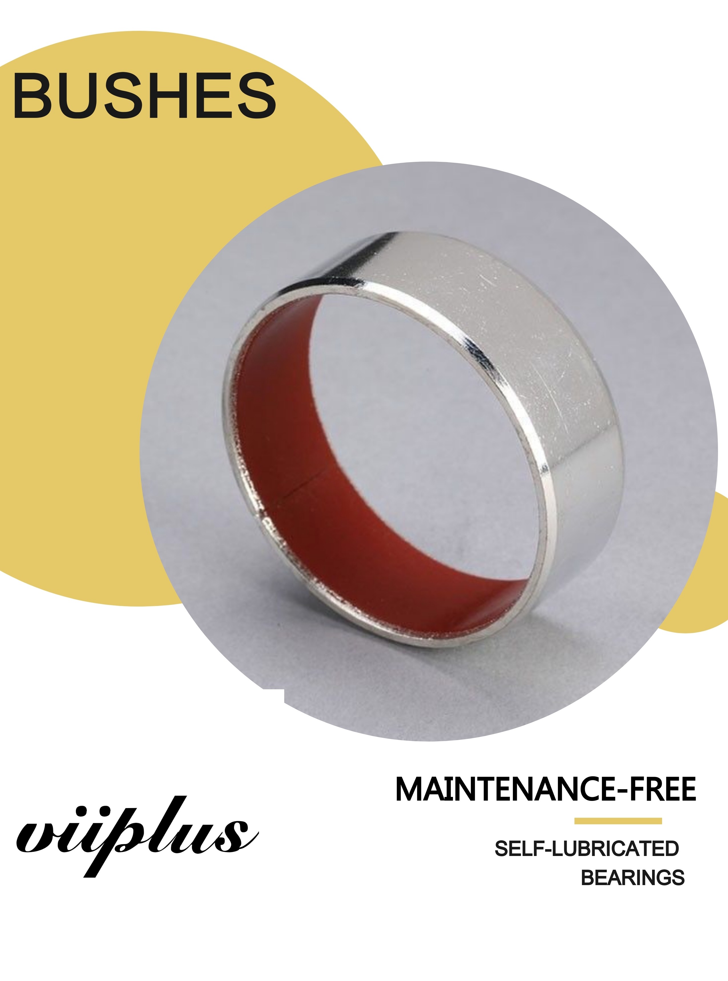 Low Friction Bushing Bushes Material Equivalent Stainless Steel Backed ...