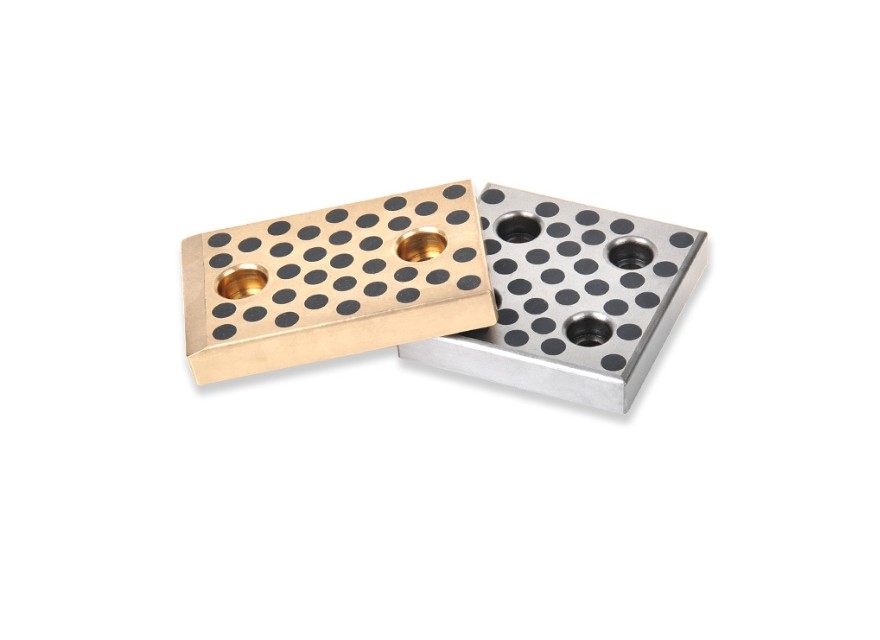 Self Lube Graphite Plugged Bronze Bushings Plate Oil Free Slide Plates