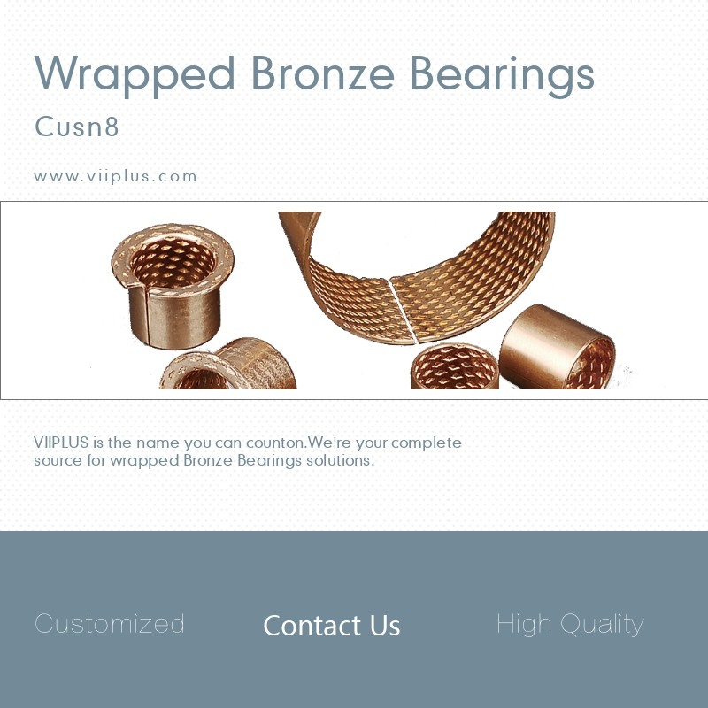 Phosphor Tin Bronze Flange Collar Wrapped Bronze Bushings Diamond ...