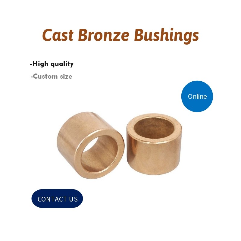 OEM C86300 SAE 430B Manganese Bronze Straight & Flanged Bushing Cast ...