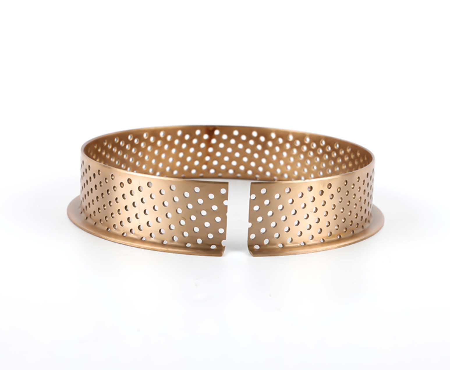 Split Type CuSn8 Bronze Flange Slide Bearing