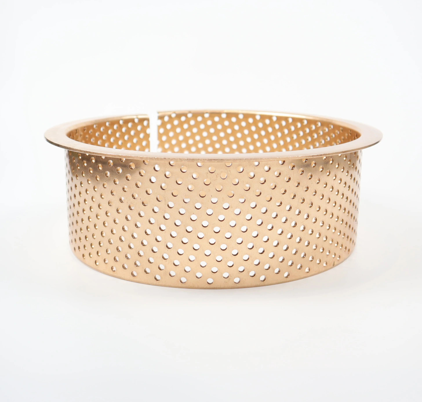 Split Type Metric CuSn8 Bronze Flange Bushing With Holes