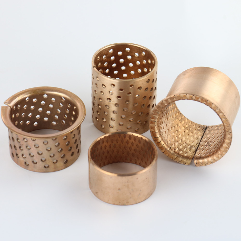 CuSn8P Bronze Bushing Sleeve BMZ Cylindrical Self Lubricating