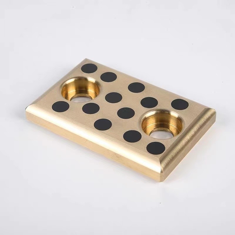 Metric Oilless Wear Plate Graphite Plugged Bronze