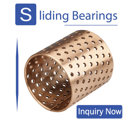 Wrapped Bronze Bearings CuSn8 Material Wieland-B09